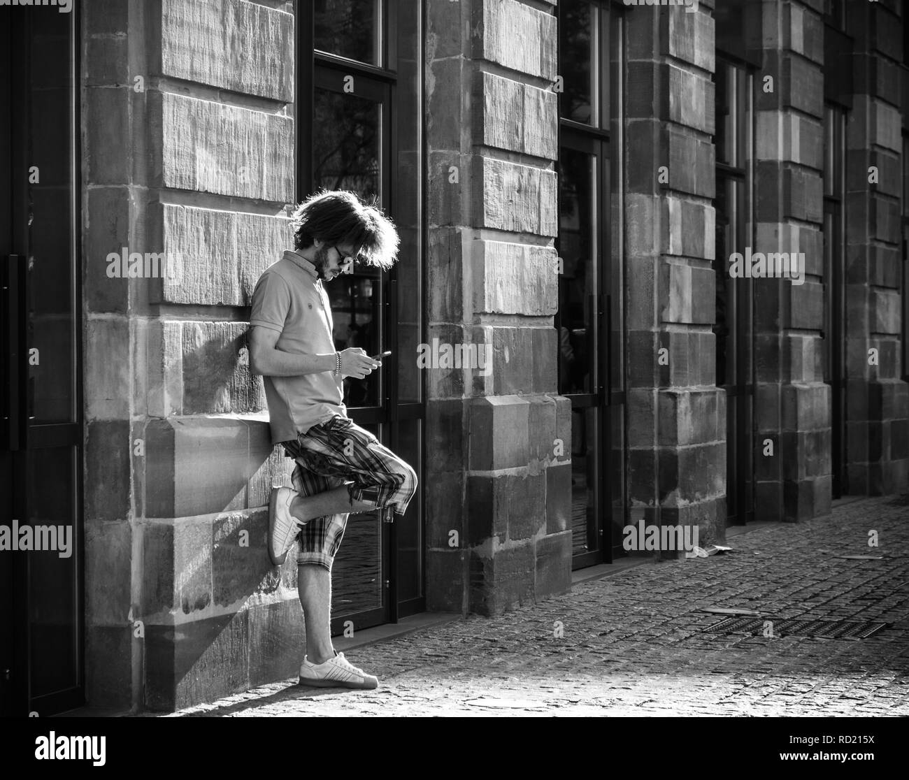 Using fashionable Black and White Stock Photos & Images - Alamy