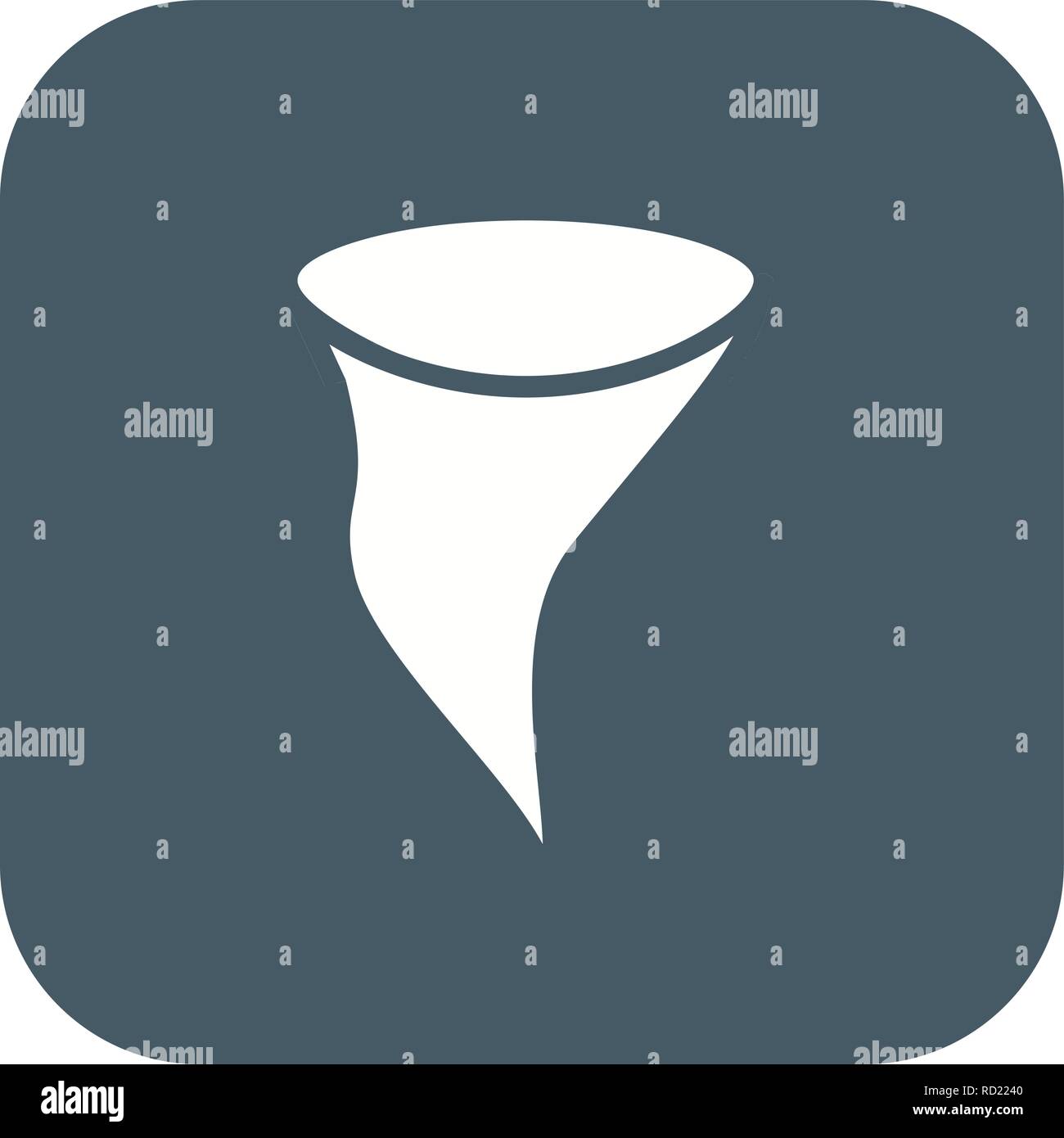 Tornado Vector Icon For Personal And Commercial Use Stock Vector Image ...