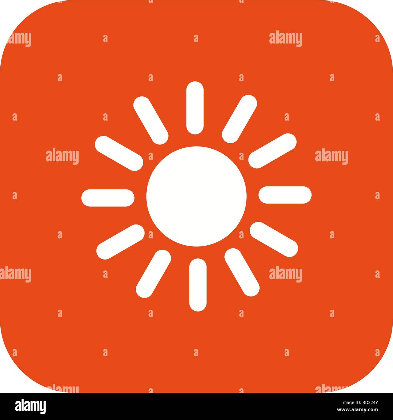 Sun Vector Icon For Personal And Commercial Use Stock Vector Image ...