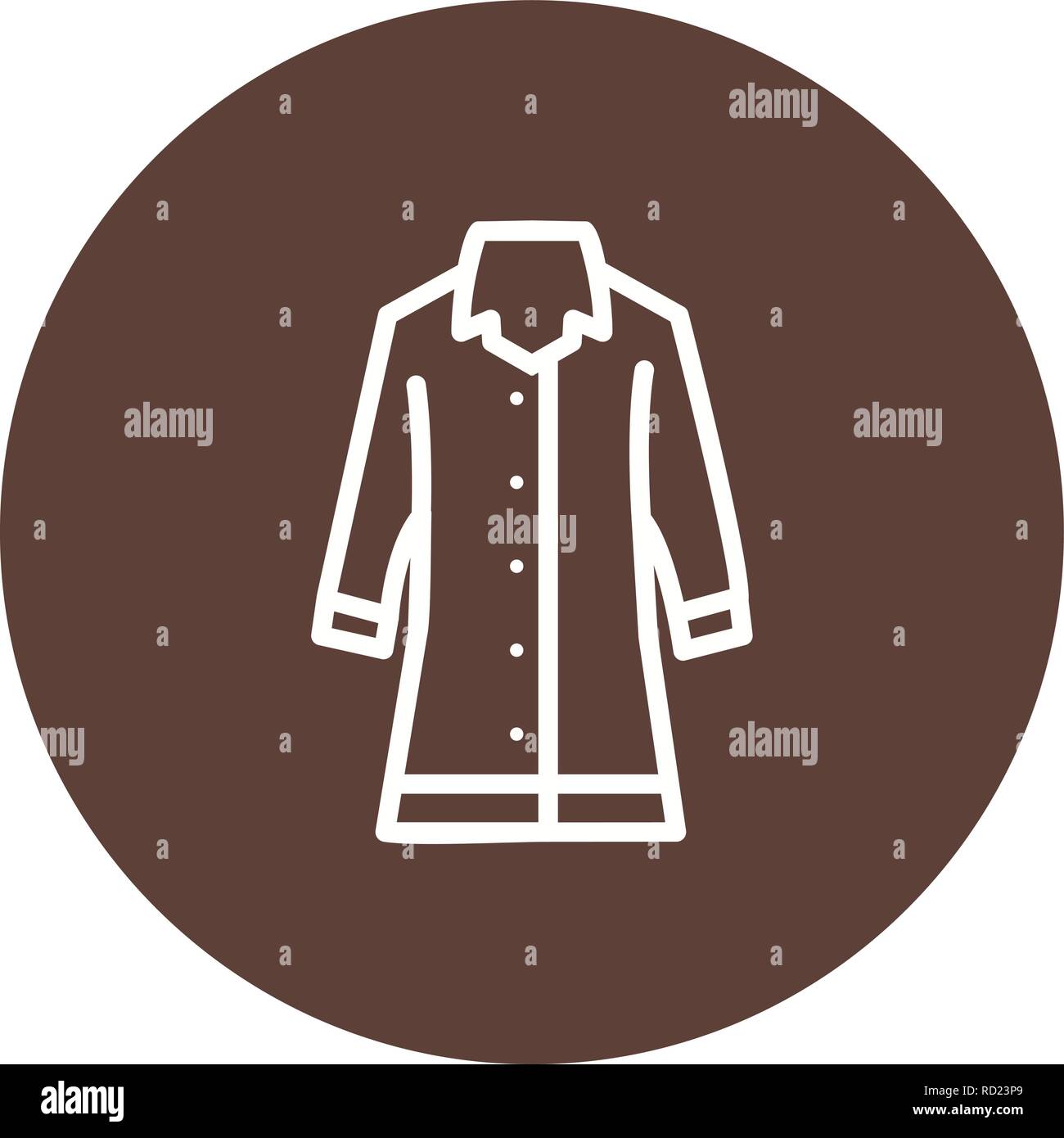 Rain Coat Vector Icon For Personal And Commercial Use Stock Vector ...