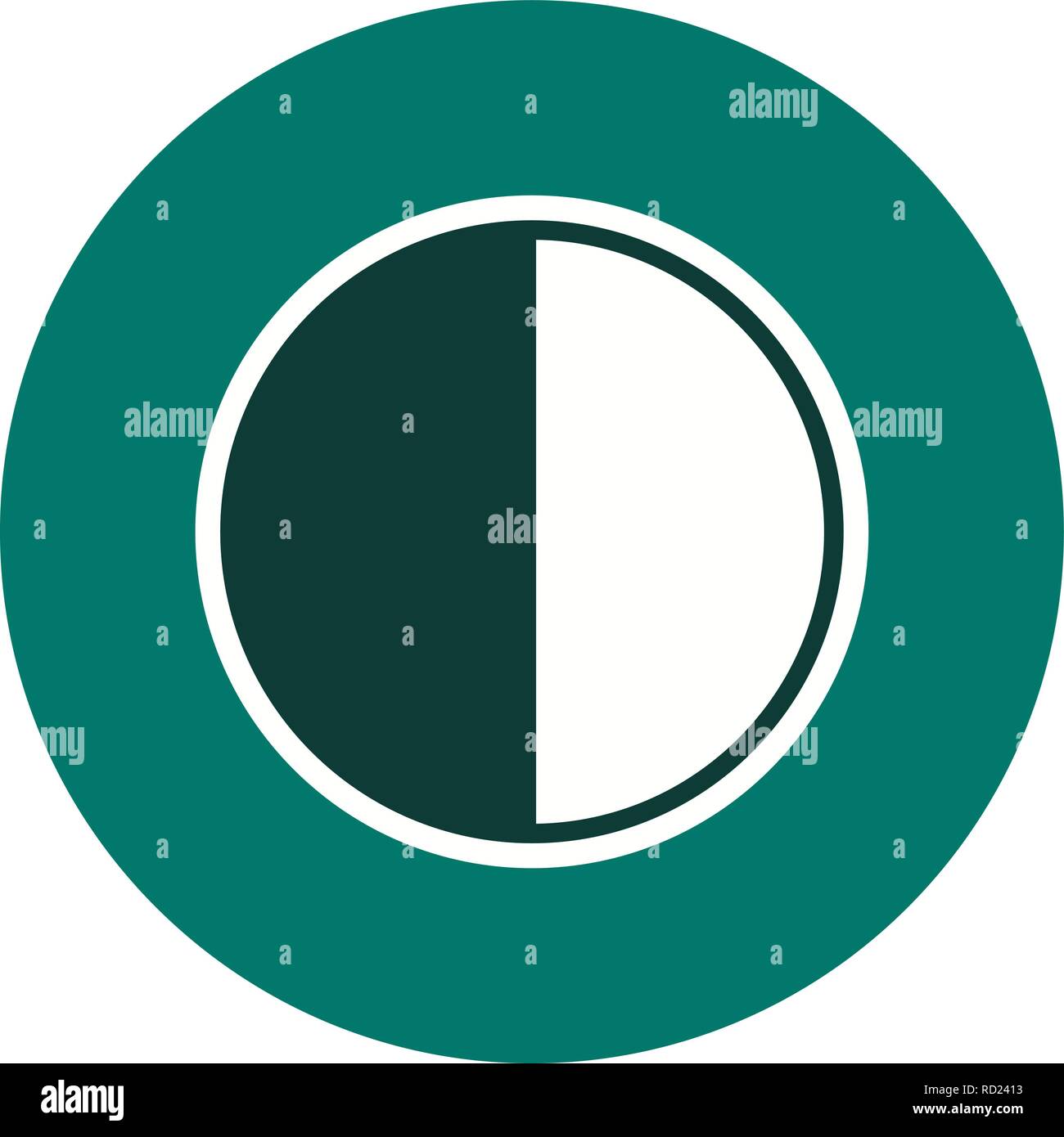 3 quarter Stock Vector Images - Alamy