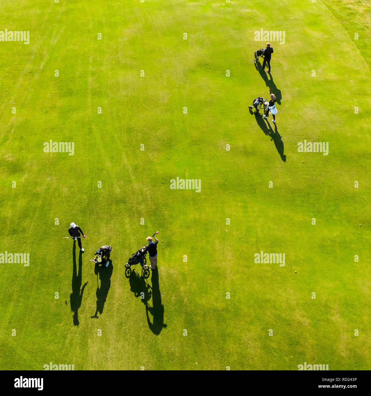 People playing Golf. Vestmannaeyjar Golf Course, Heimaey, Westman ...