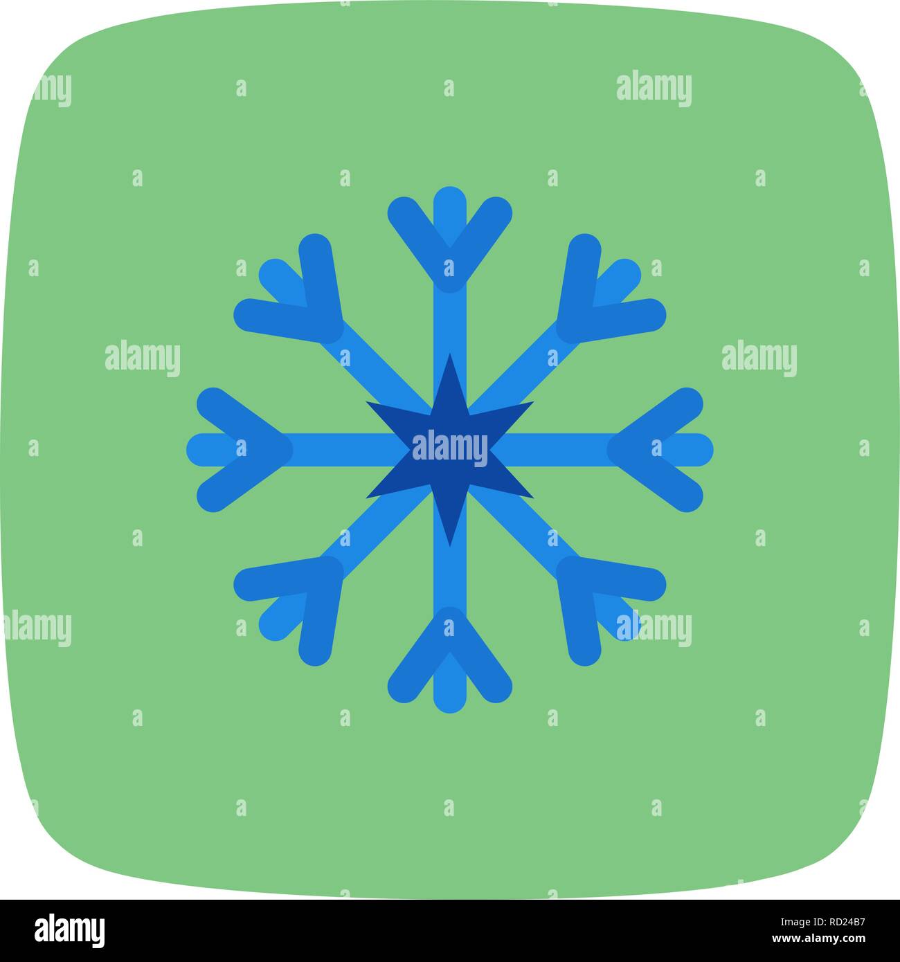Snow Flake Vector Icon For Personal And Commercial Use Stock Vector ...