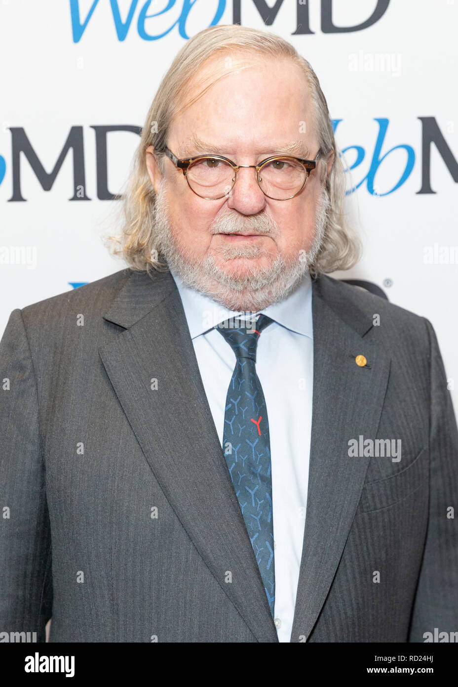 New York, United States. 15th Jan, 2019. Nobel Laureate James Allison ...