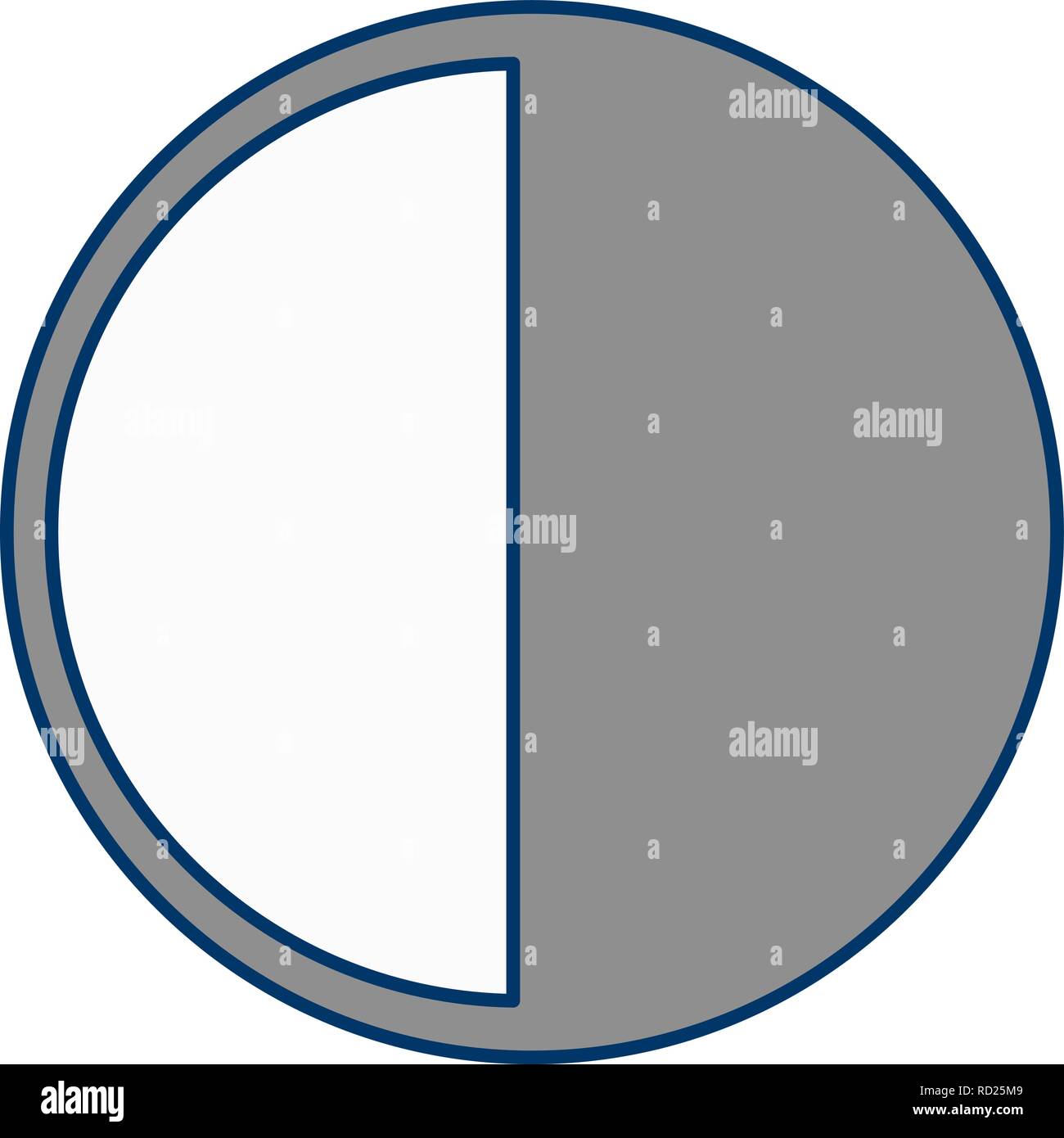 3 quarter Stock Vector Images - Alamy