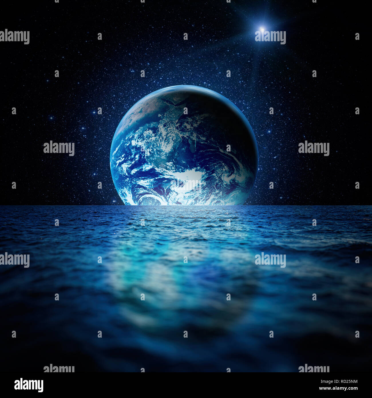 Landscape Dwarf Blue Planet