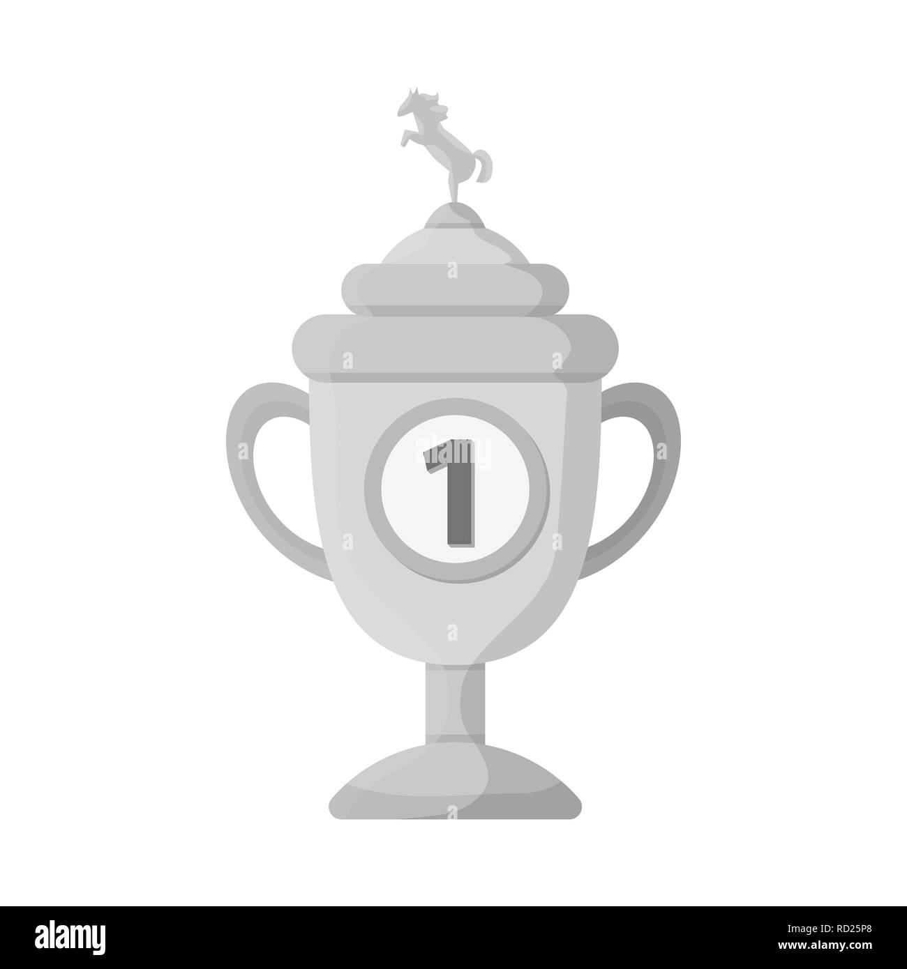 Gold cup trophy racing Stock Vector Images - Alamy