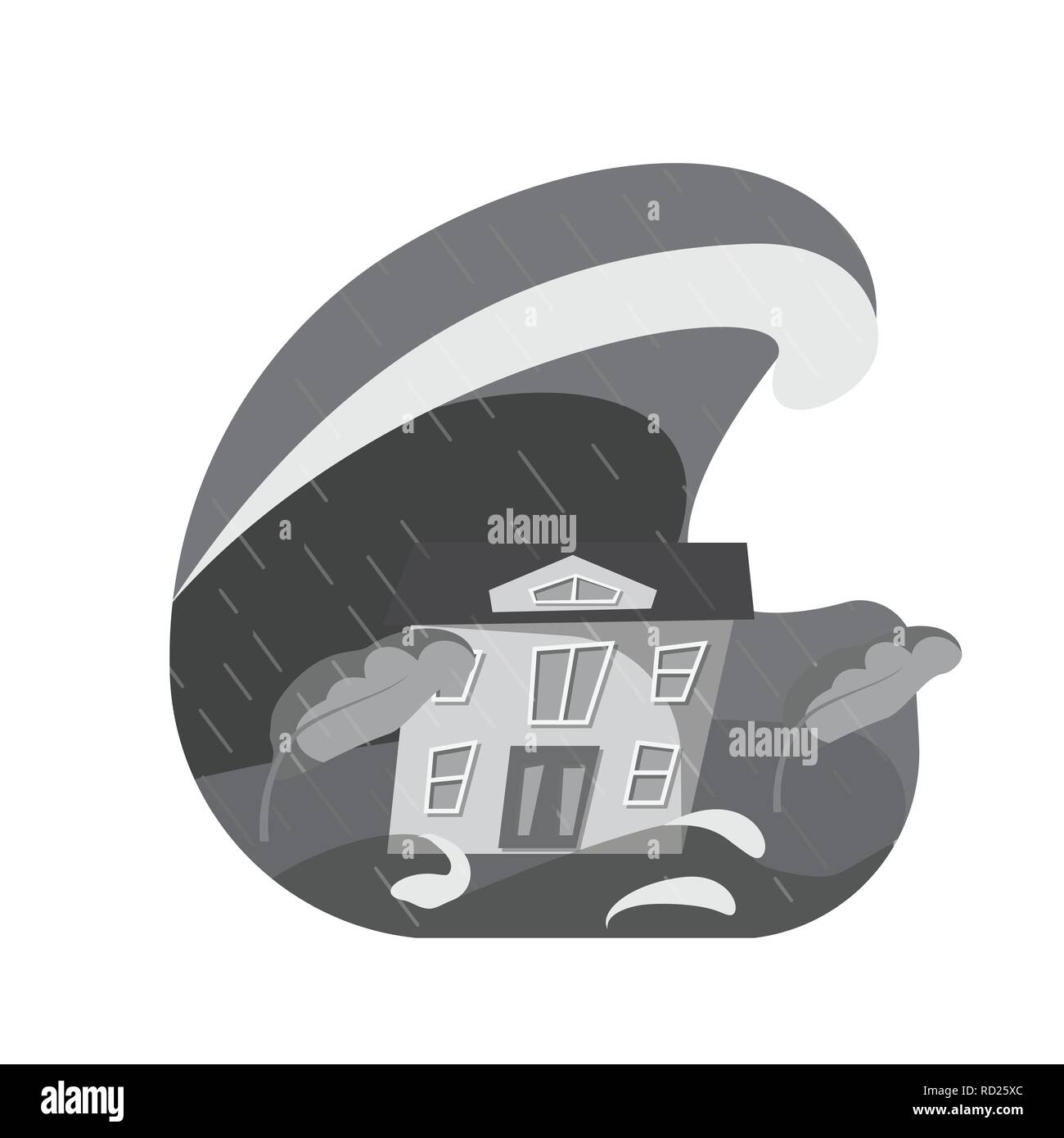 Vector illustration of nature and apocalypse icon. Set of nature and ...