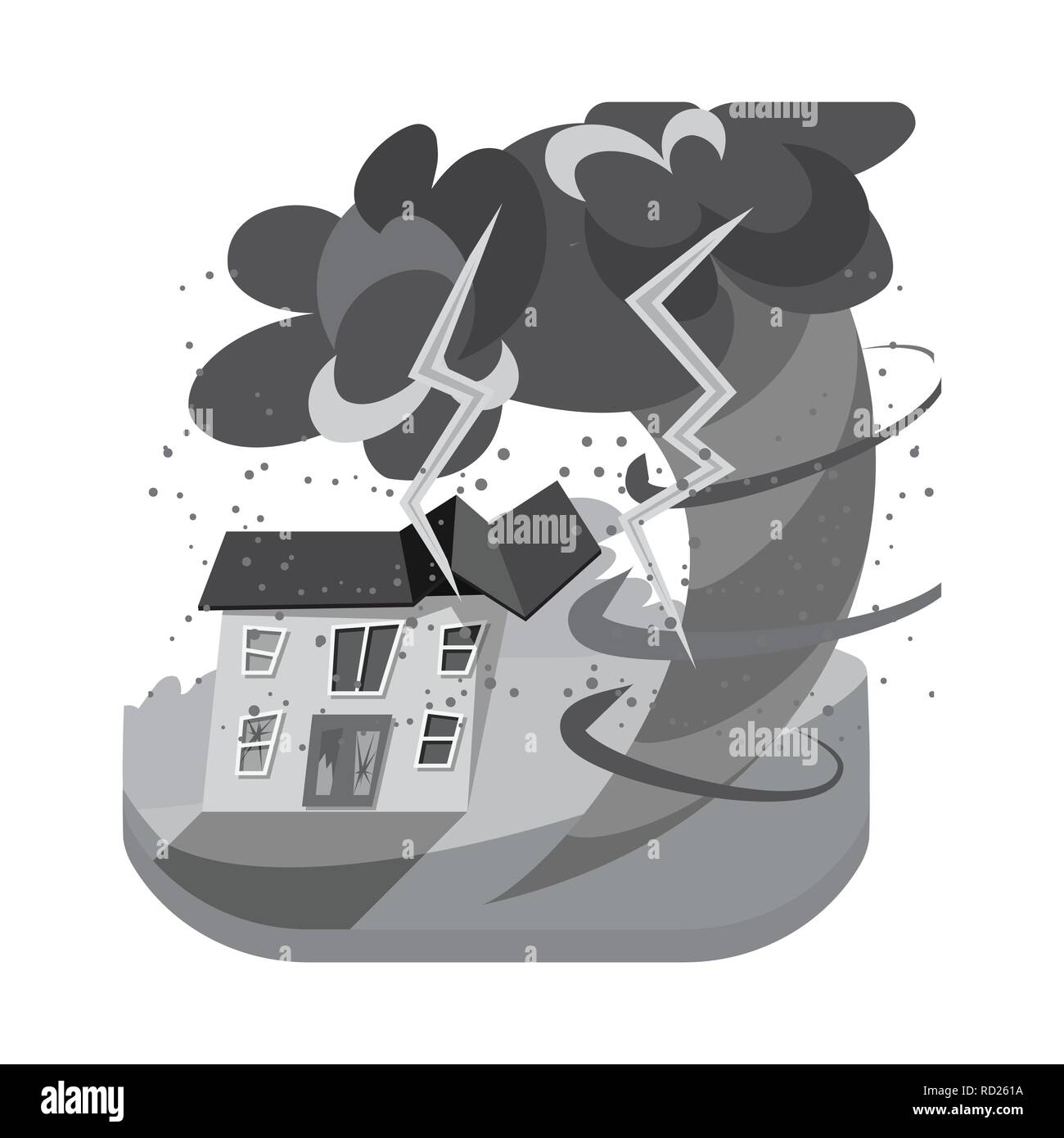 tornado,cyclone,air,strong,cloud,house,vortex,smog,hurricane,spiral ...