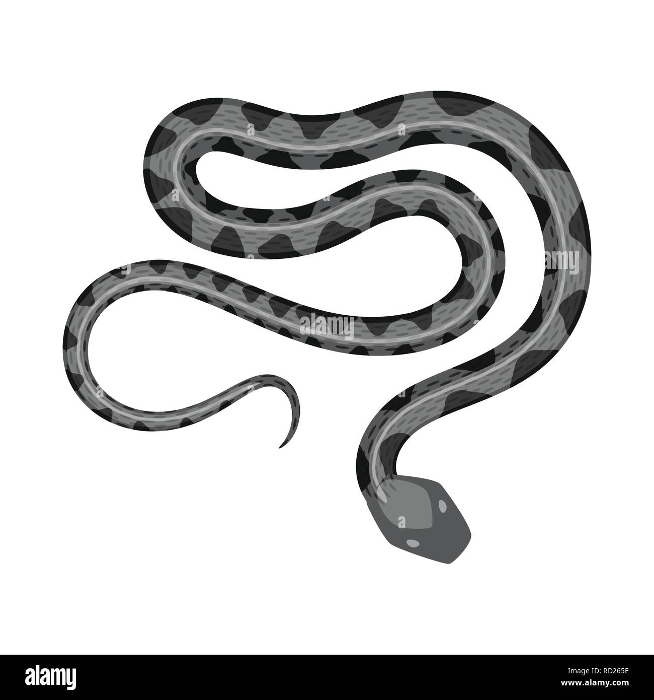 Vector illustration of harm and bite symbol. Set of harm and reptile ...