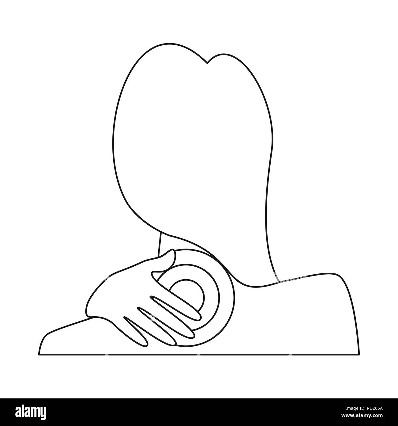 Vector design of bone and inflammation logo. Set of bone and wound ...