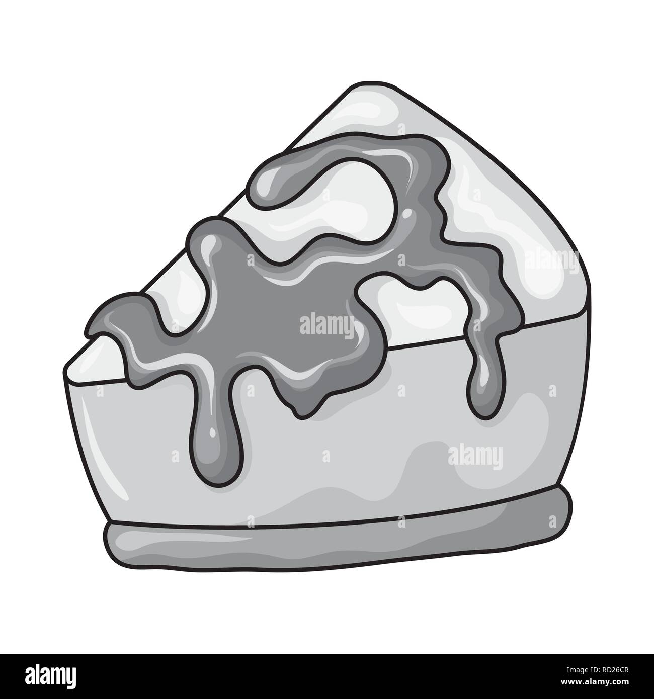 Vector illustration of sweet and caramel icon. Set of sweet and ...