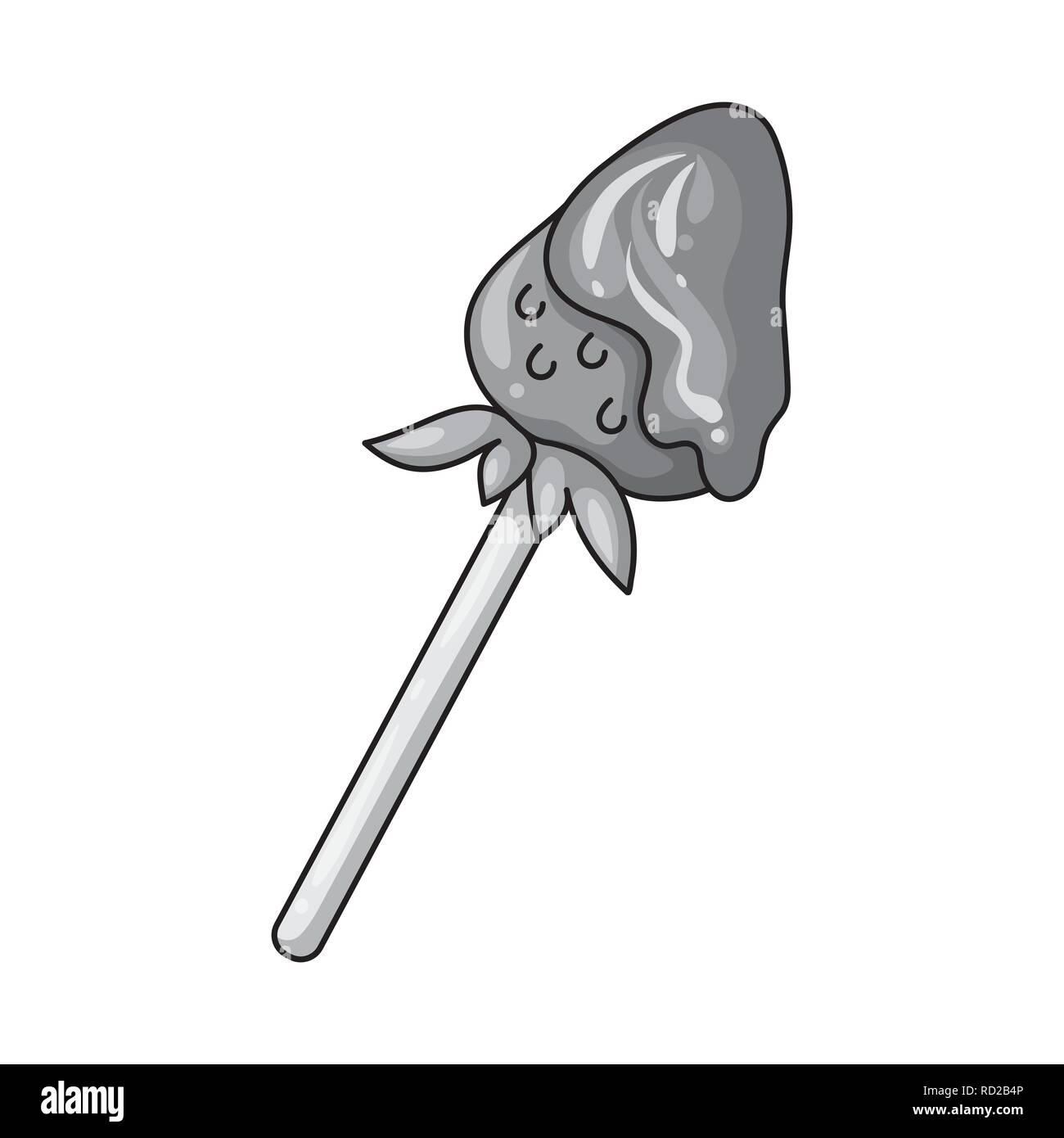 Vector illustration of sweet and caramel symbol. Collection of sweet ...