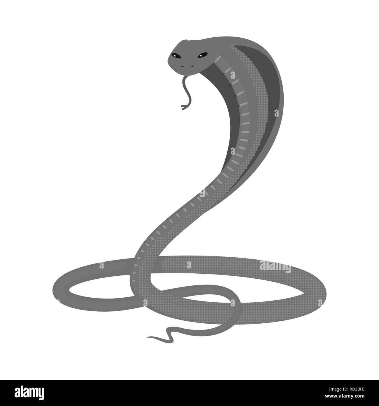 Vector illustration of harm and bite symbol. Set of harm and reptile ...