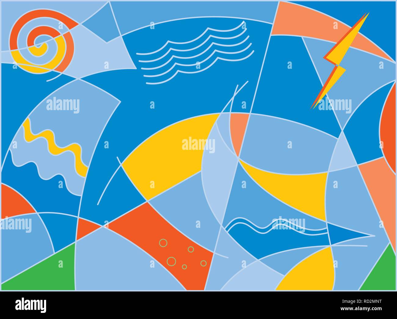 Graphical composition Stock Vector Images - Alamy