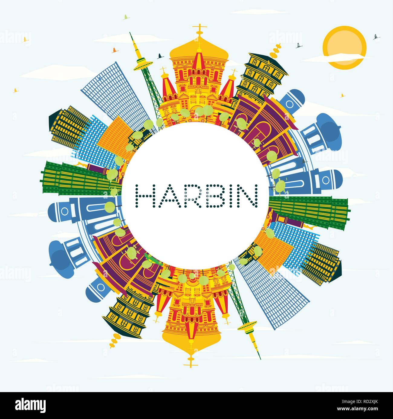 Harbin travel Stock Vector Images - Alamy