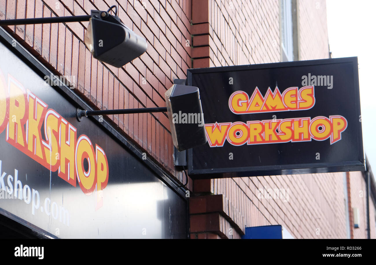 General view of a Games Workshop store in South Shields Stock Photo - Alamy