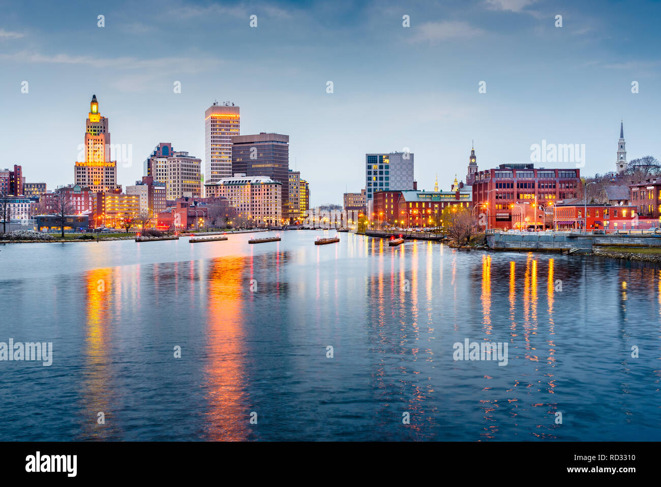 Aerial view providence river hi-res stock photography and images - Alamy