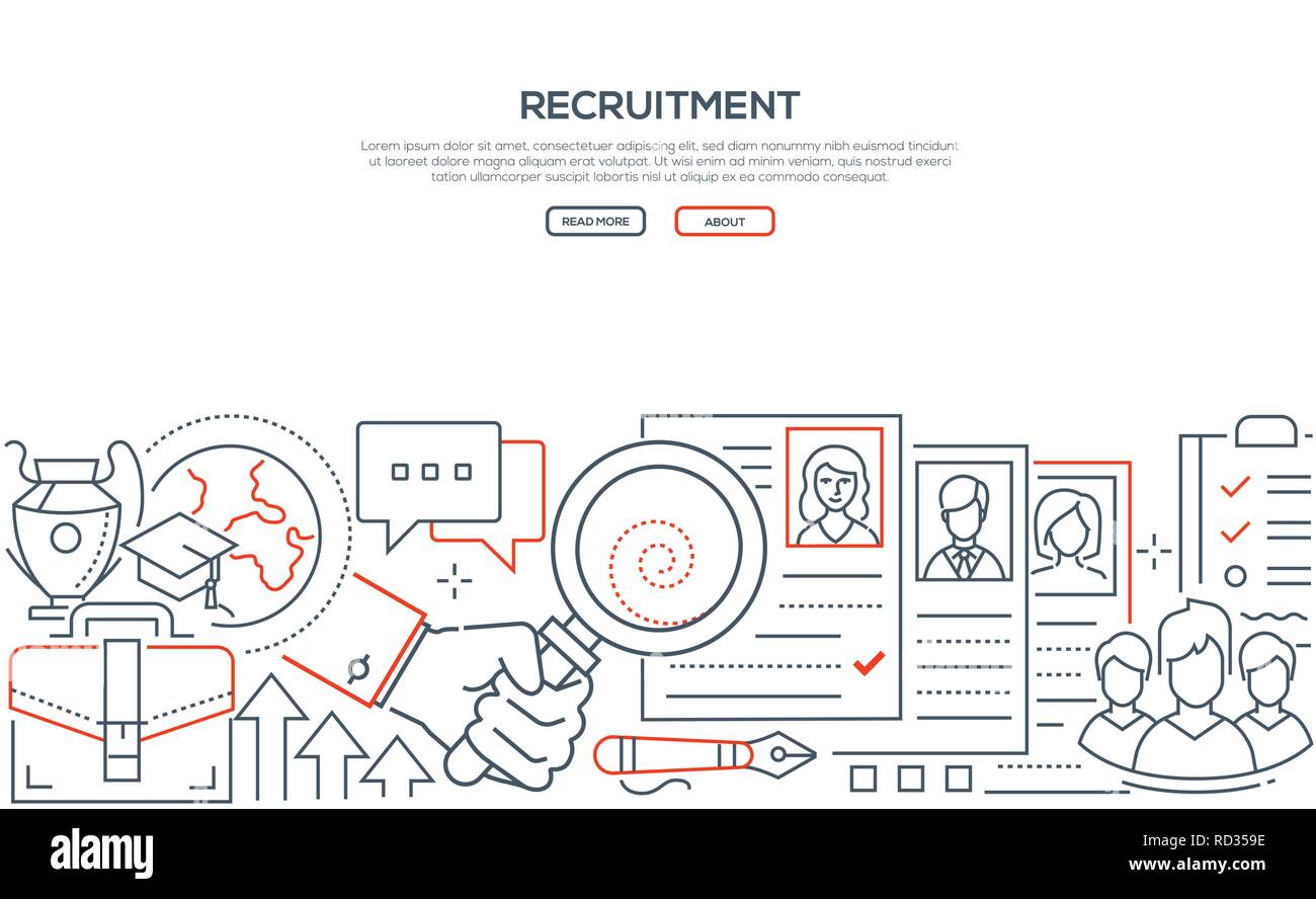 Recruitment graphic Stock Vector Images - Alamy