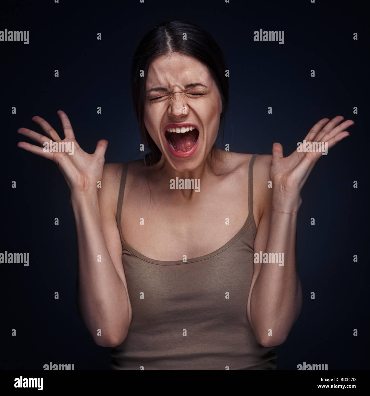 Sadness and depression and tear hi-res stock photography and images - Alamy