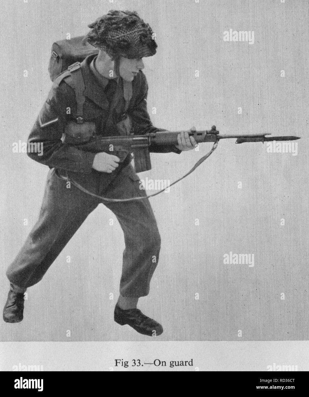 Experimental FAL rifle British army x8e1 Stock Photo - Alamy