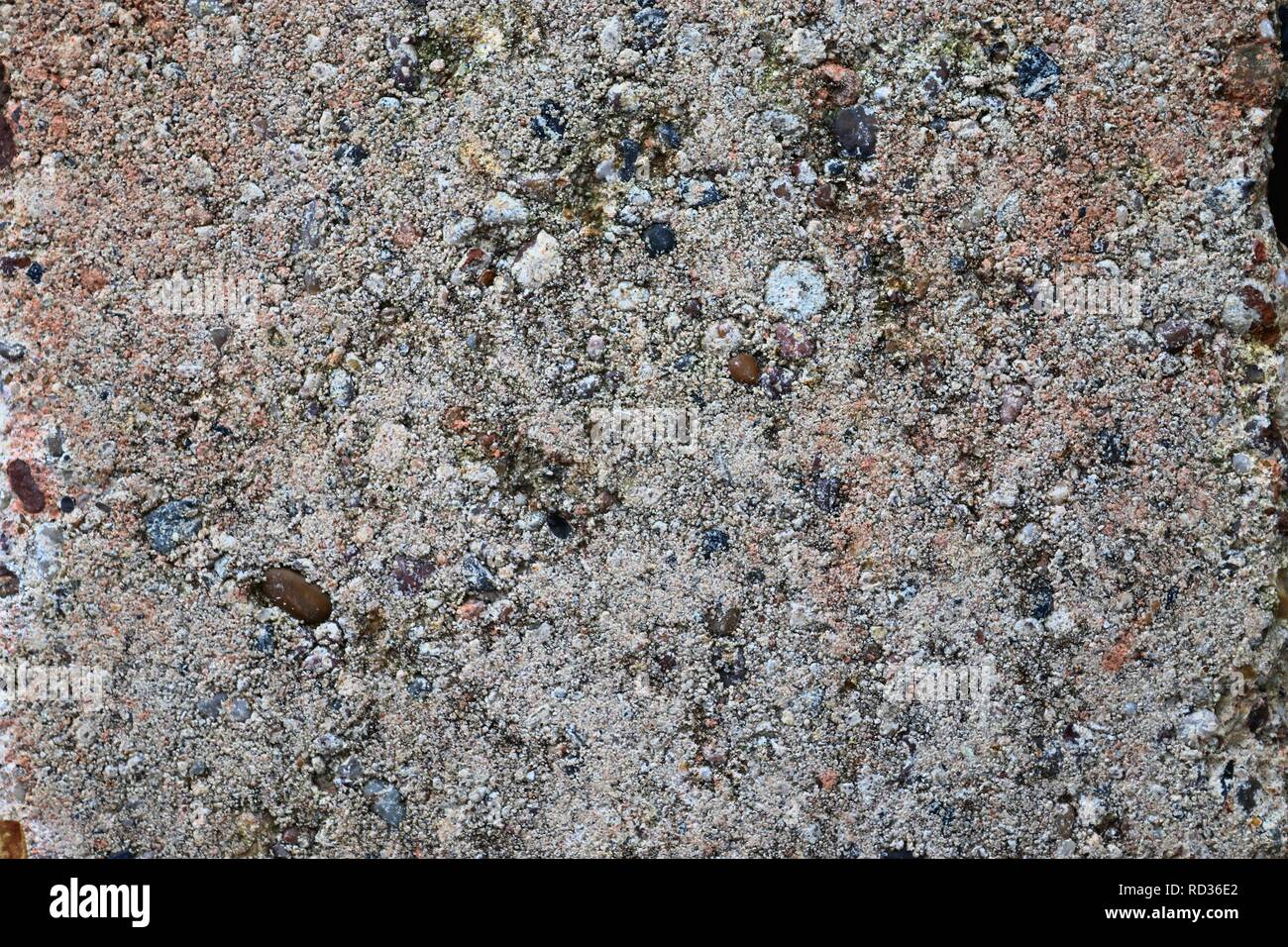 Close up high resolution surface of detailed concrete wall structures ...