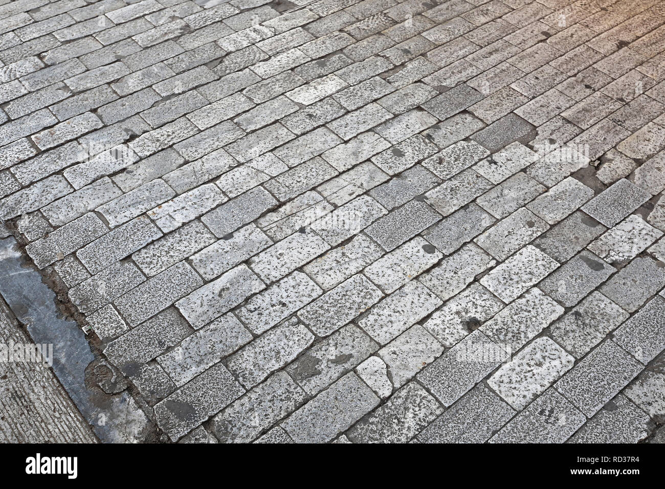 Dirty White Stone Outdoor Floor Tiles Pavement Stock Photo - Alamy