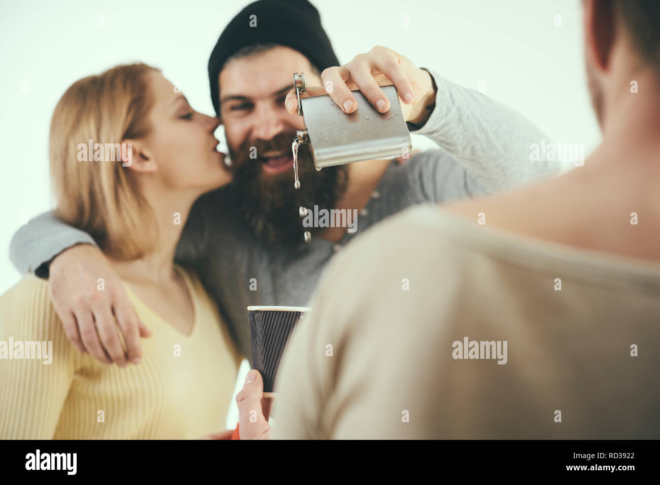 Lets have some fun. Alcohol addiction and drinking habits. Pretty woman ...