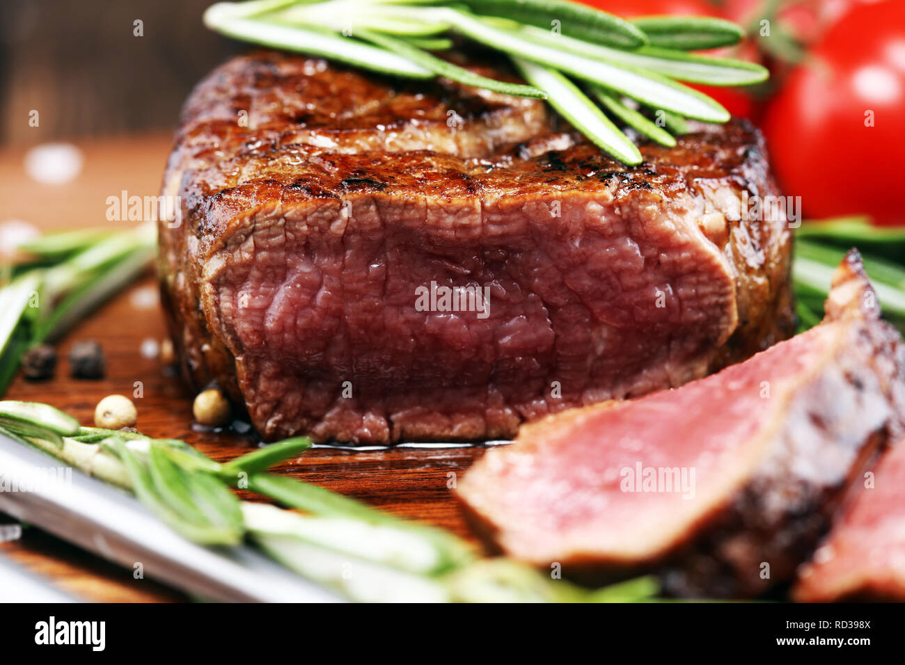 Barbecue Rib Eye Steak. Black Angus Prime meat steaks Machete ...