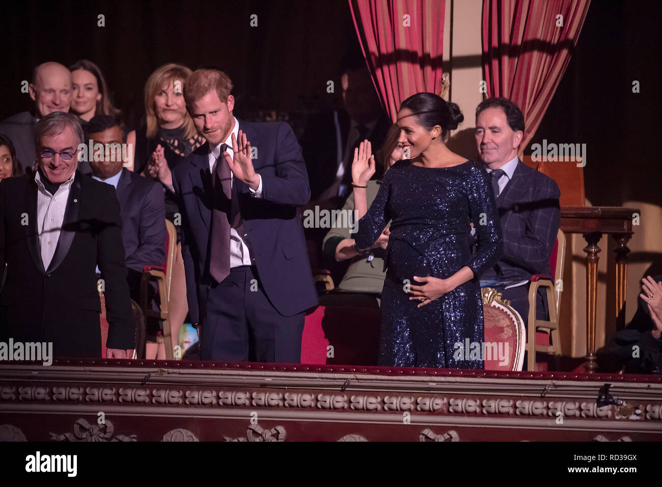 The Duke and Duchess of Sussex at the premiere of Cirque du SoleilÕs ...