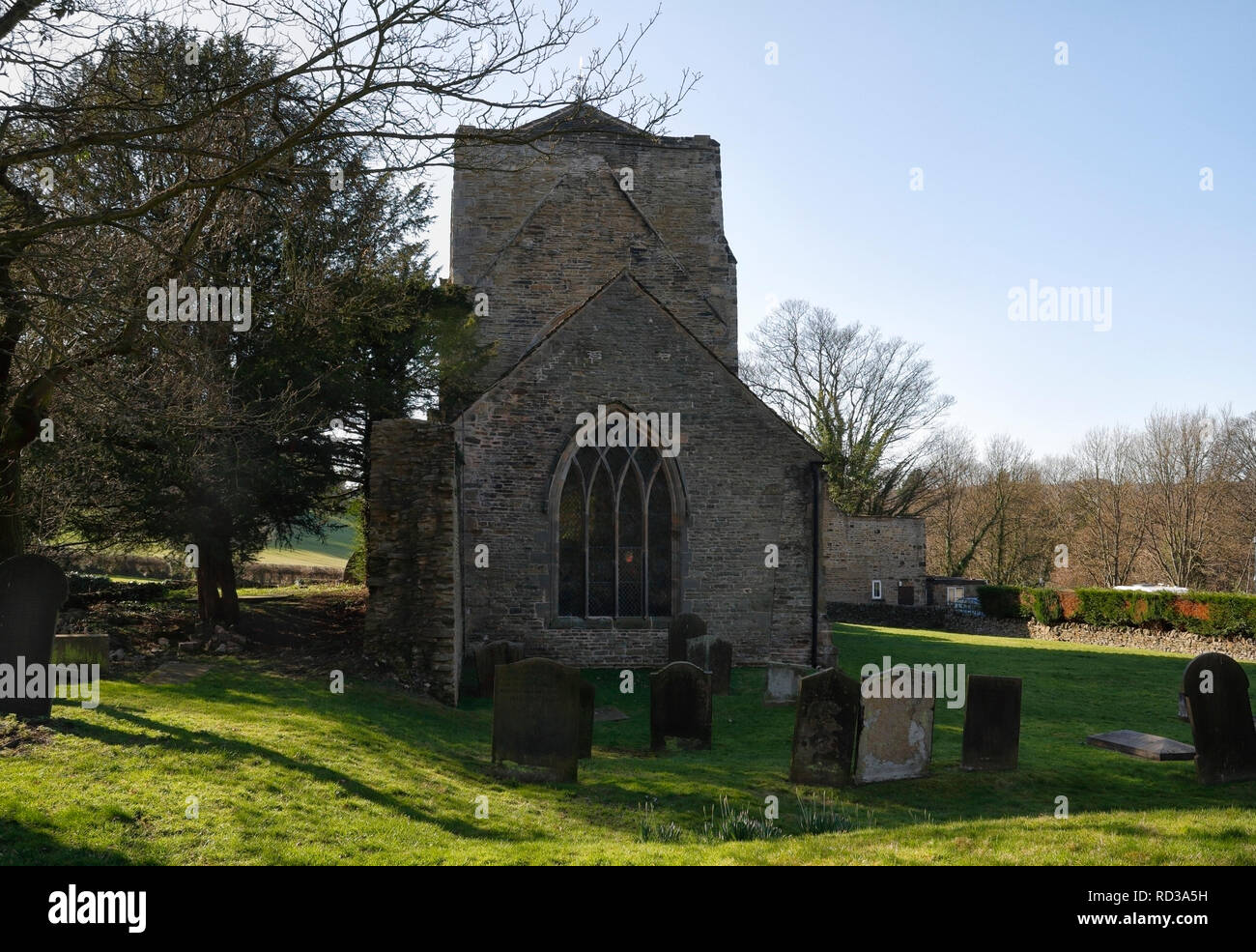 Beauchief Abbey in Sheffield, England UK. Suburban church remains of ...