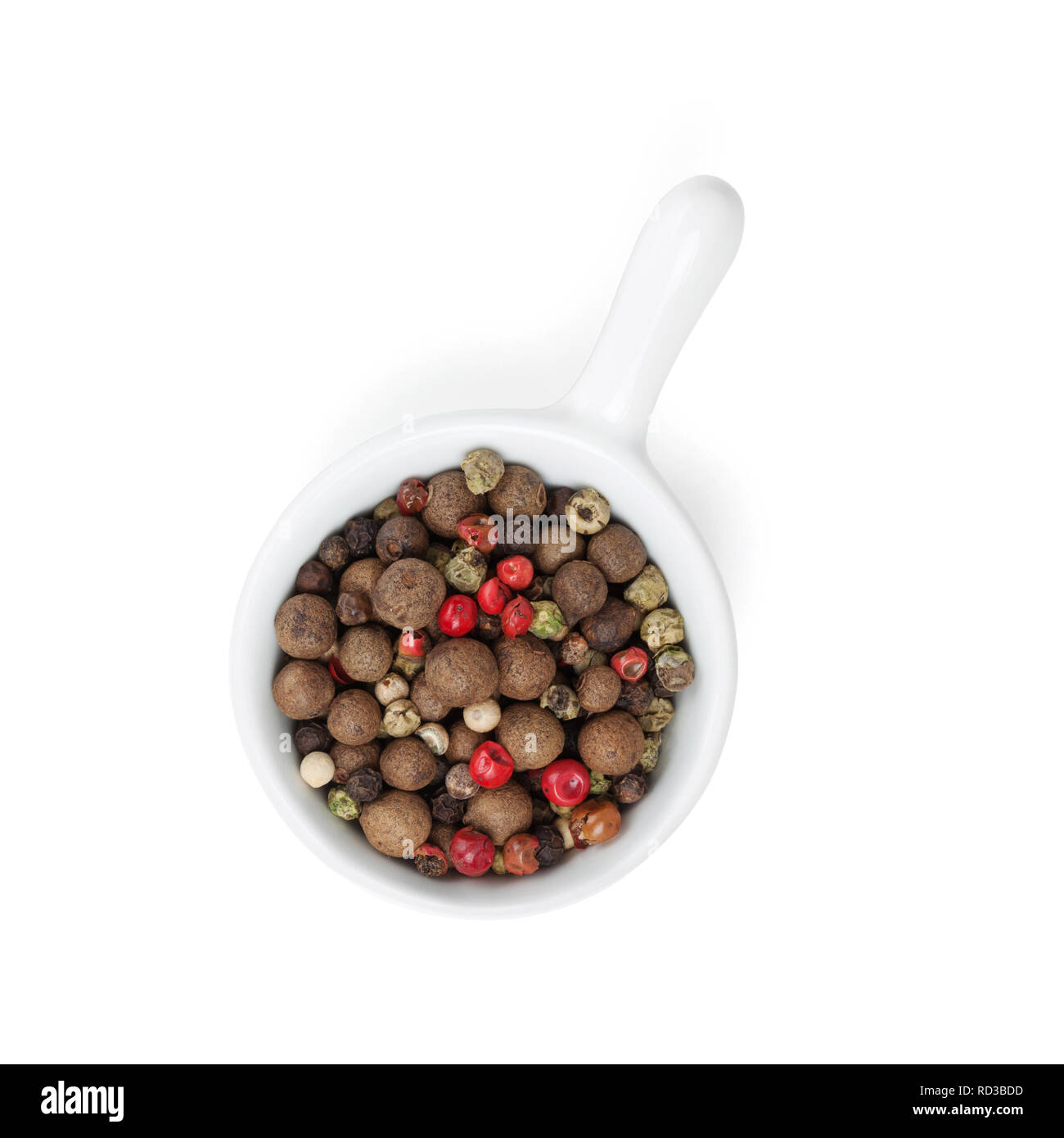Mixed peppercorn. Isolated on white background Stock Photo - Alamy