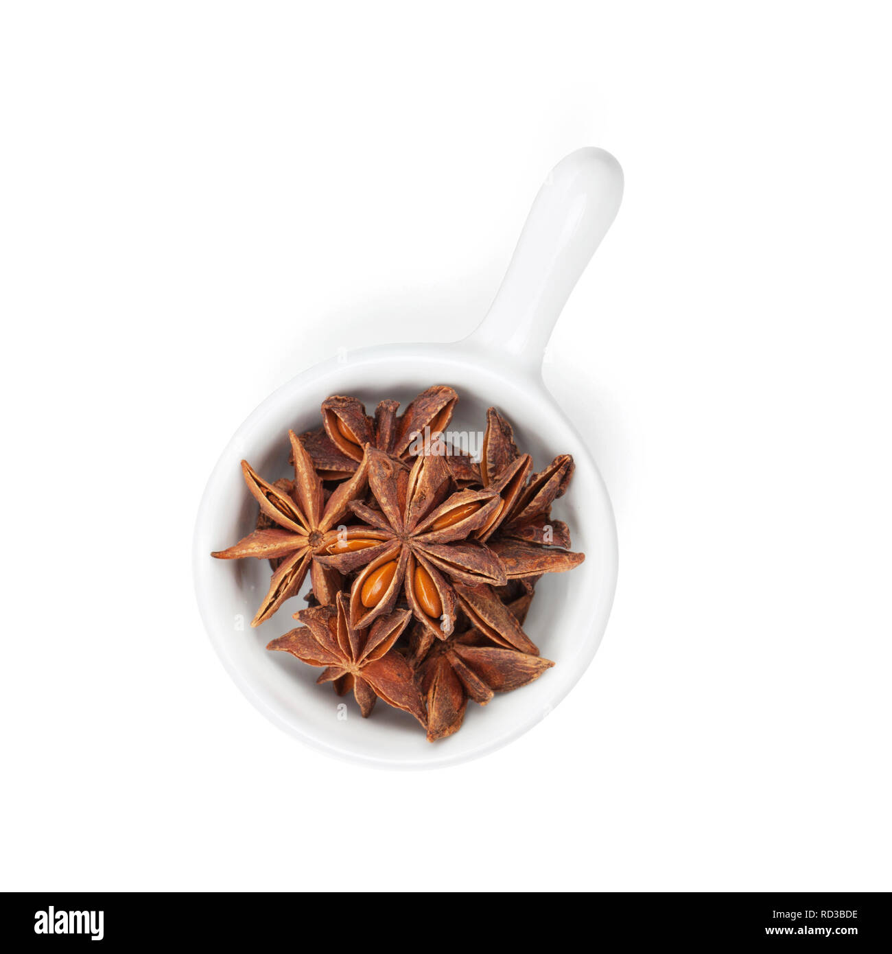 Star anise. Isolated on white background Stock Photo - Alamy