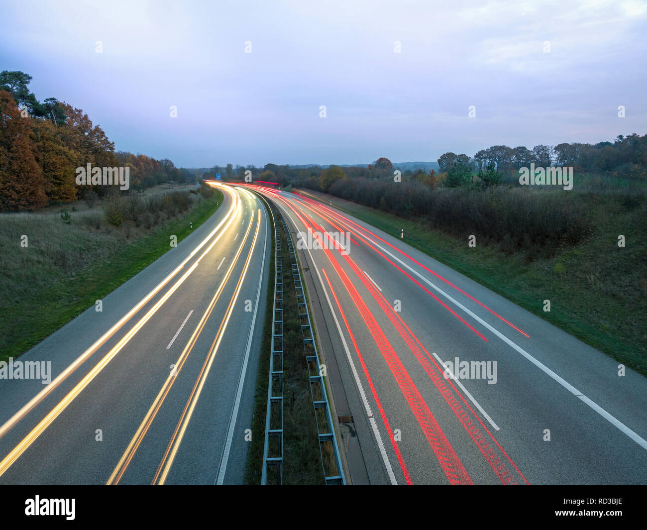 Multiple lane highway hi-res stock photography and images - Alamy