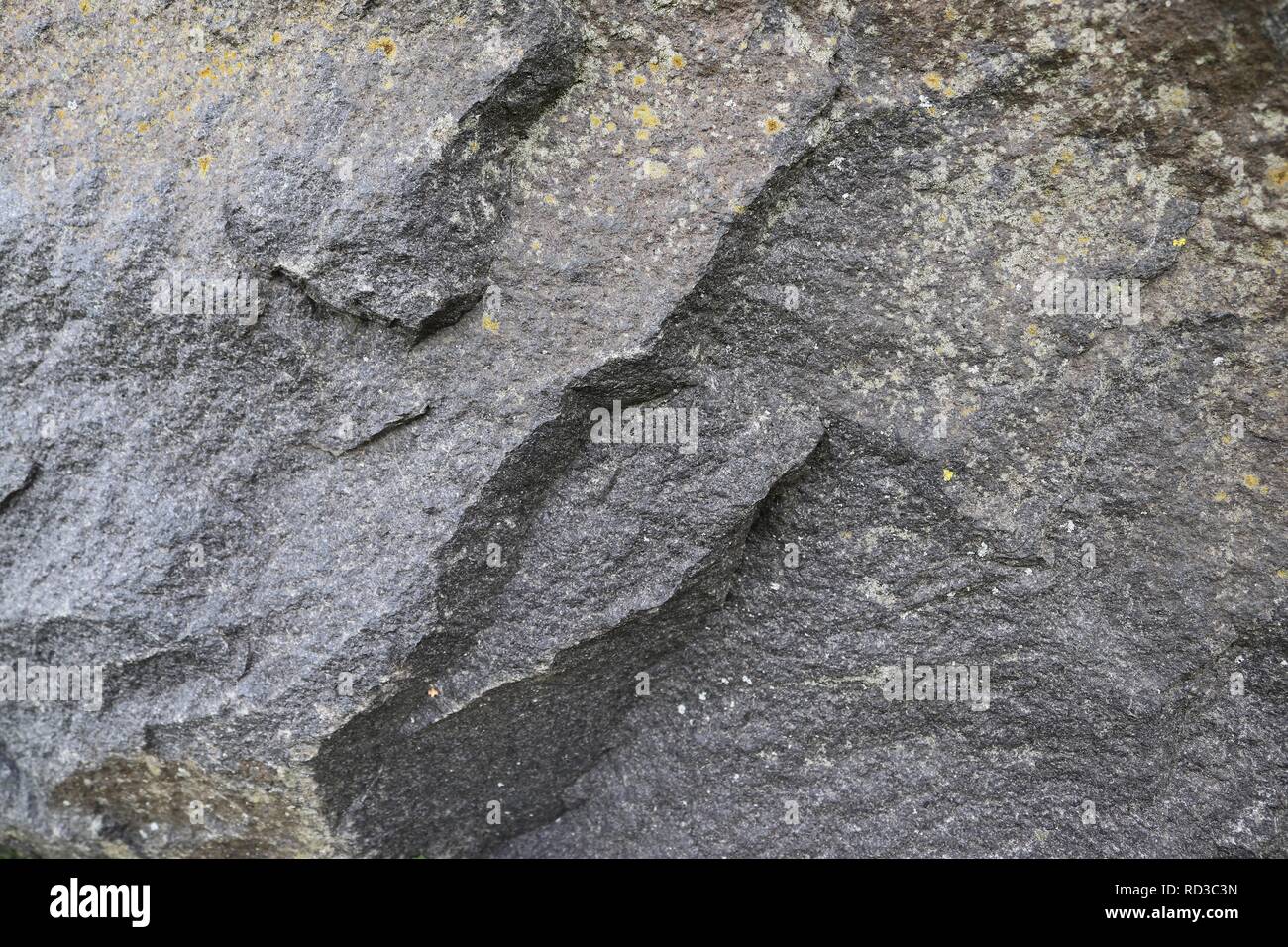 Close up high resolution surface of granite wall structures in ...