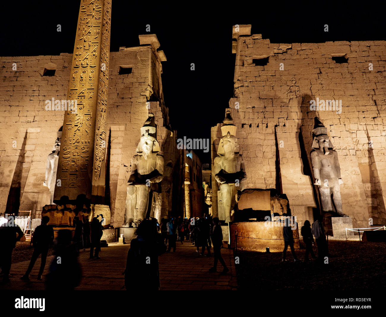 Luxor night nile hi-res stock photography and images - Alamy