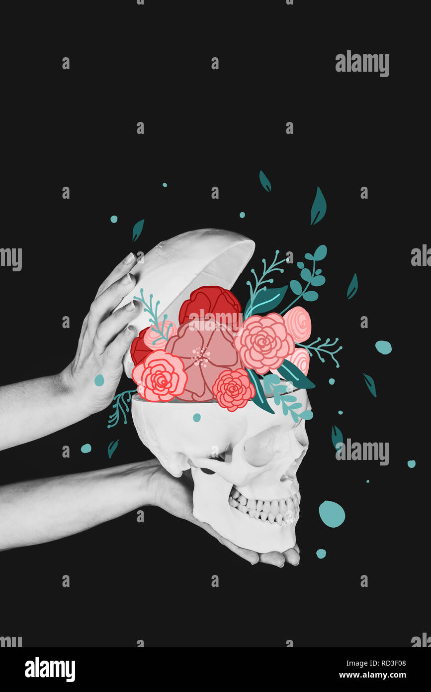 Person Holding A Skull High Resolution Stock Photography and Images - Alamy