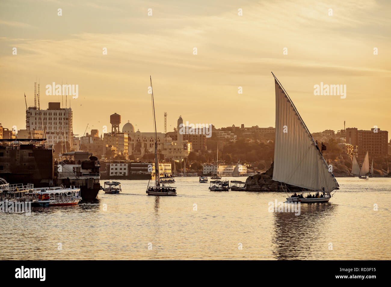 Nile river cruises hi-res stock photography and images - Alamy