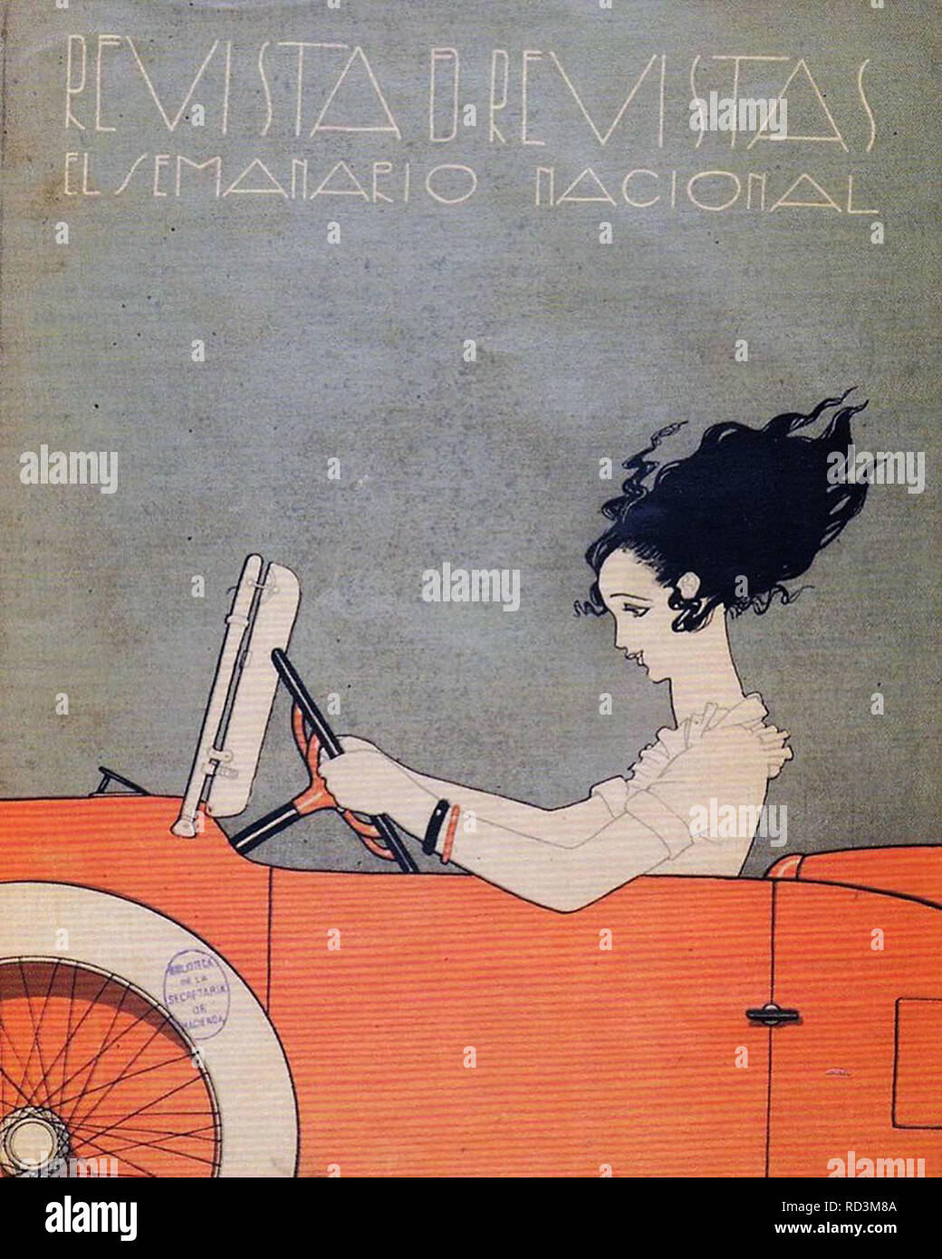 vintage magazine advertising and cover design Stock Photo - Alamy