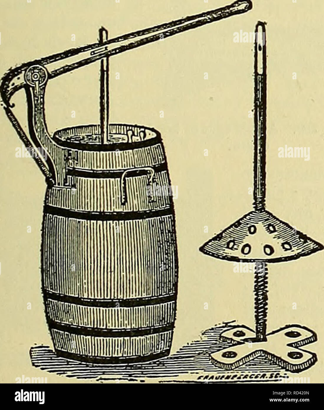 Buttermilk churning hi-res stock photography and images - Alamy