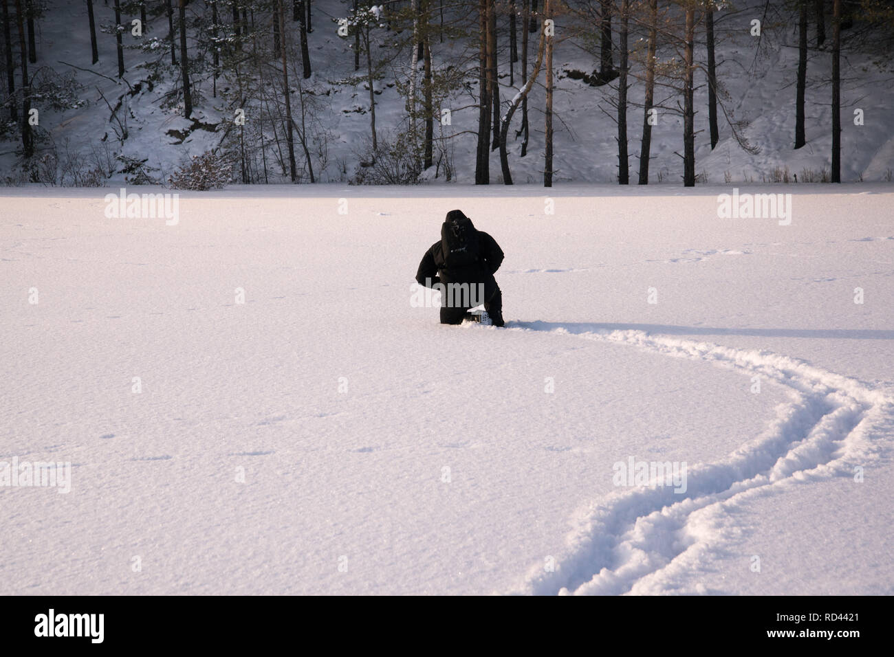 Black man slouching hi-res stock photography and images - Alamy