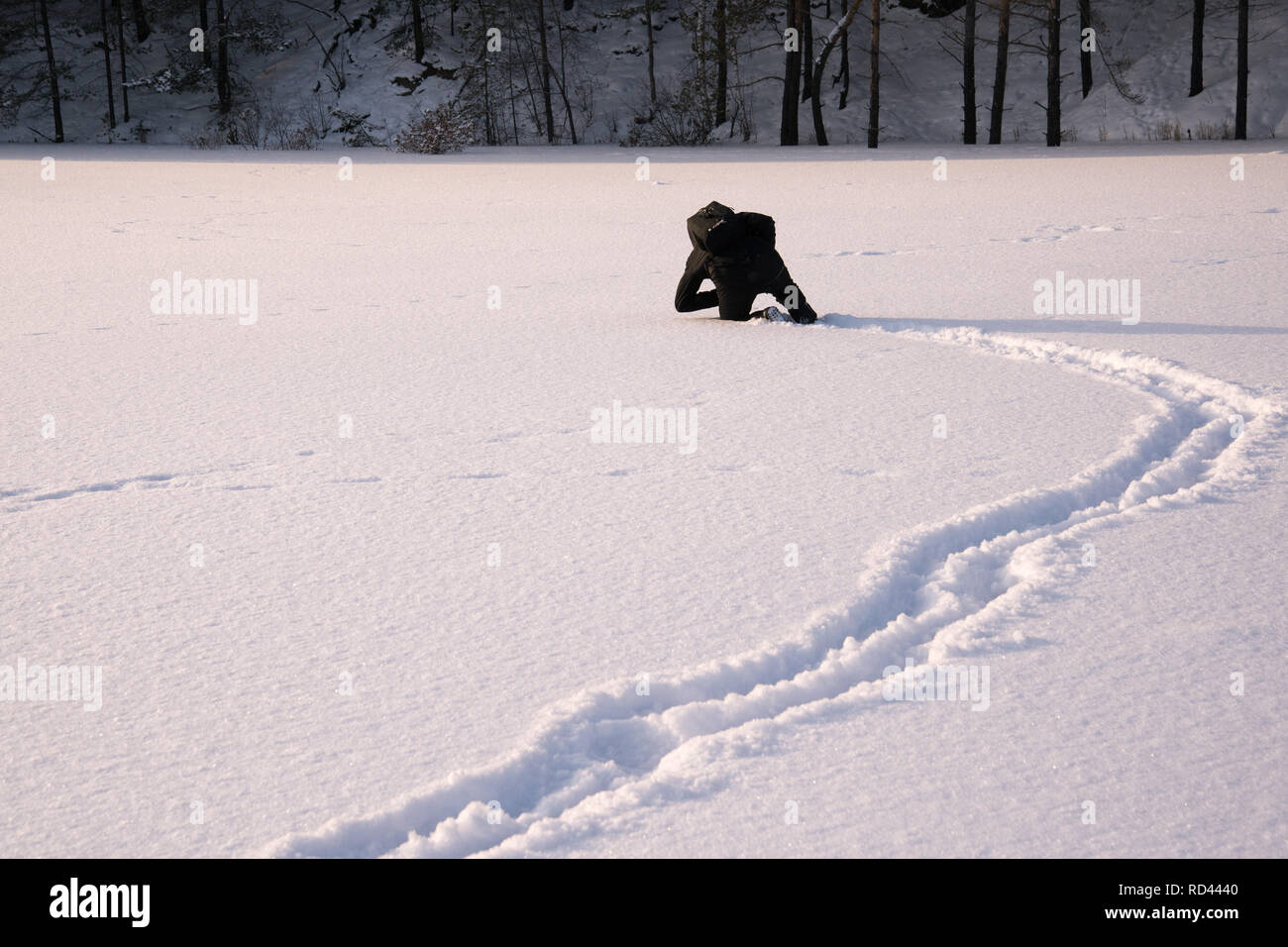 Black man slouching hi-res stock photography and images - Alamy