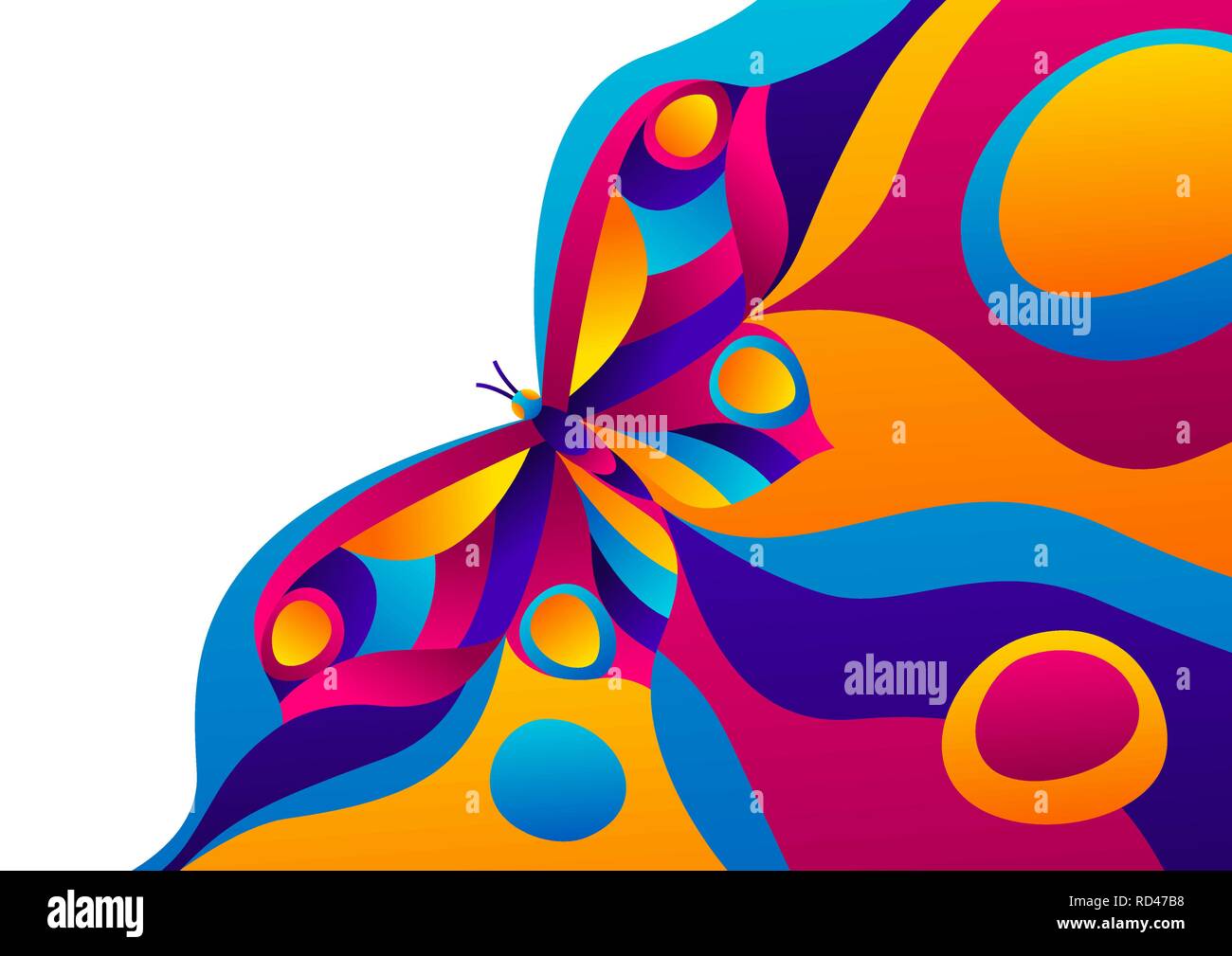 Background design with butterfly Stock Vector Image & Art - Alamy