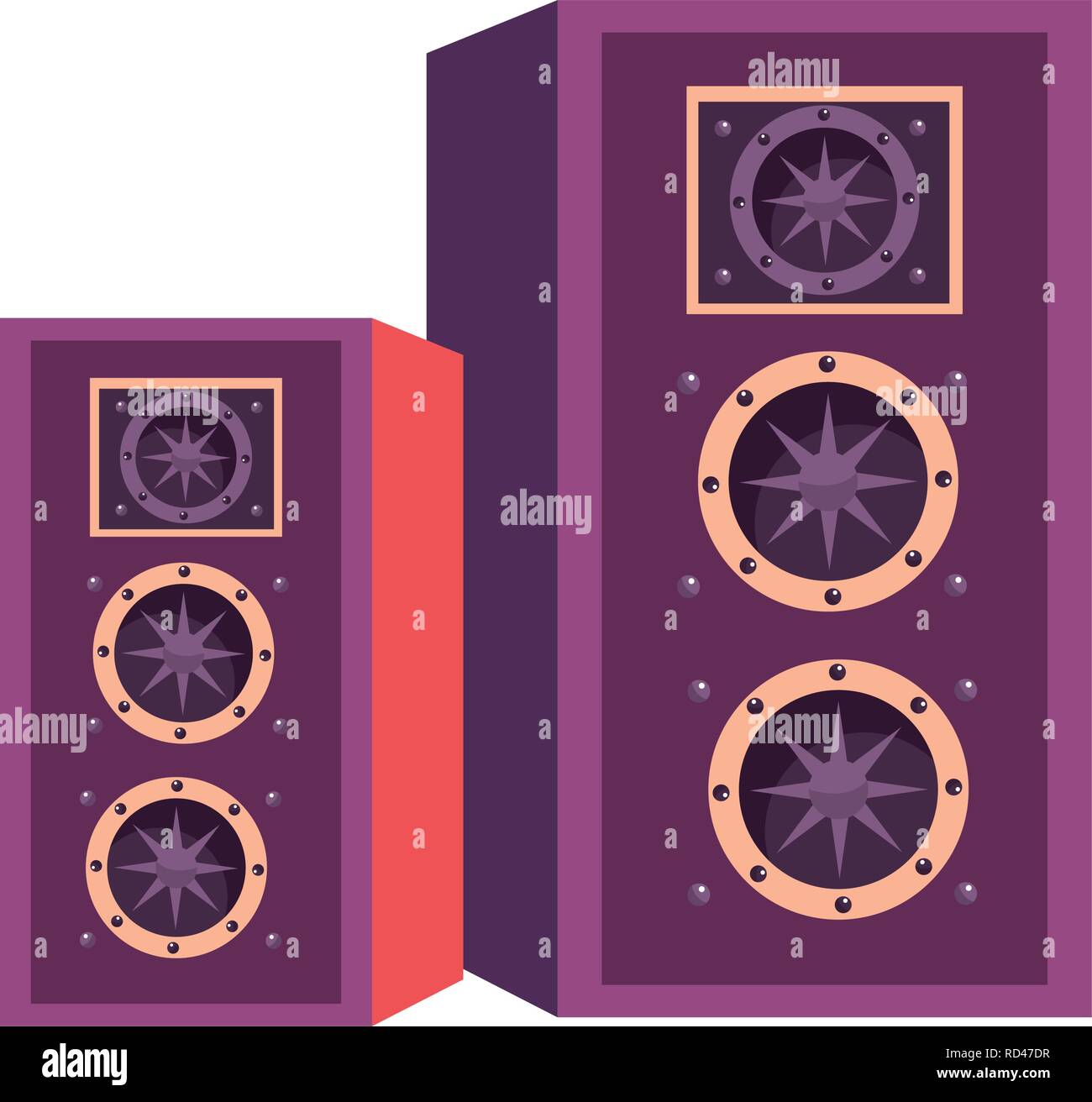 Musical boxes Stock Vector Images - Alamy