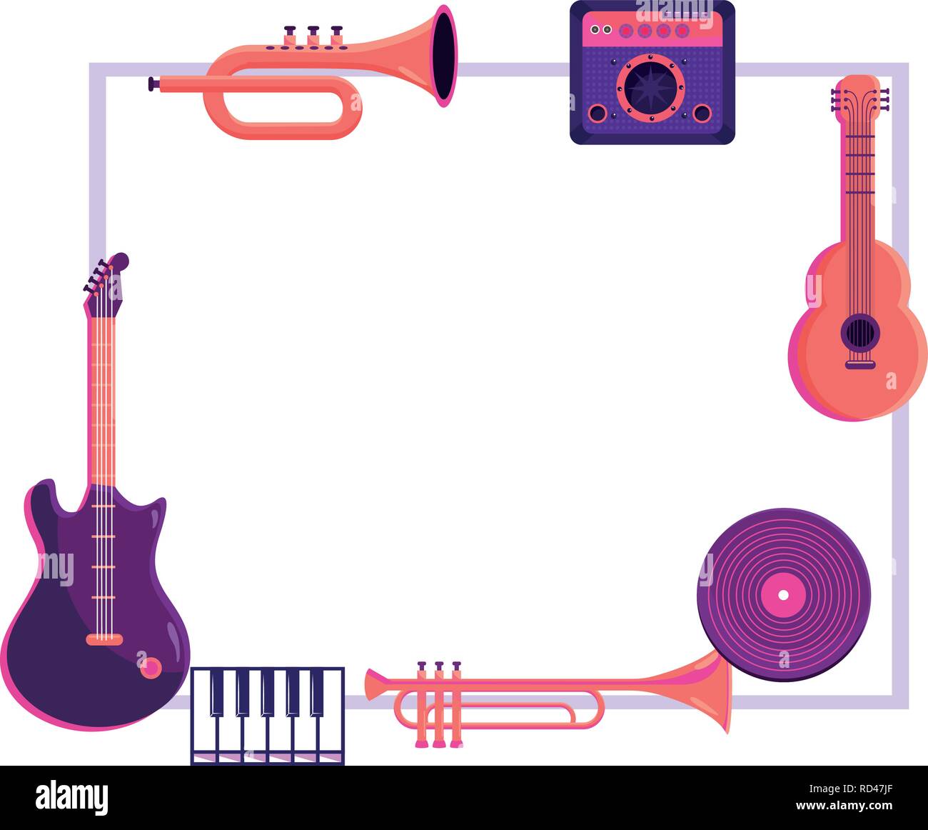 instruments frame design Stock Vector Image & Art - Alamy