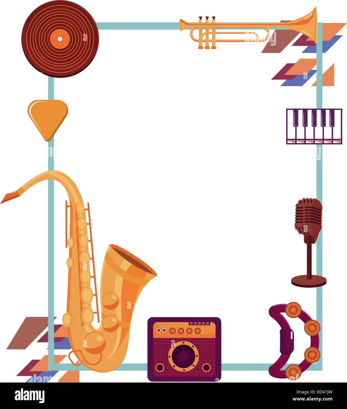 instruments frame design Stock Vector Image & Art - Alamy