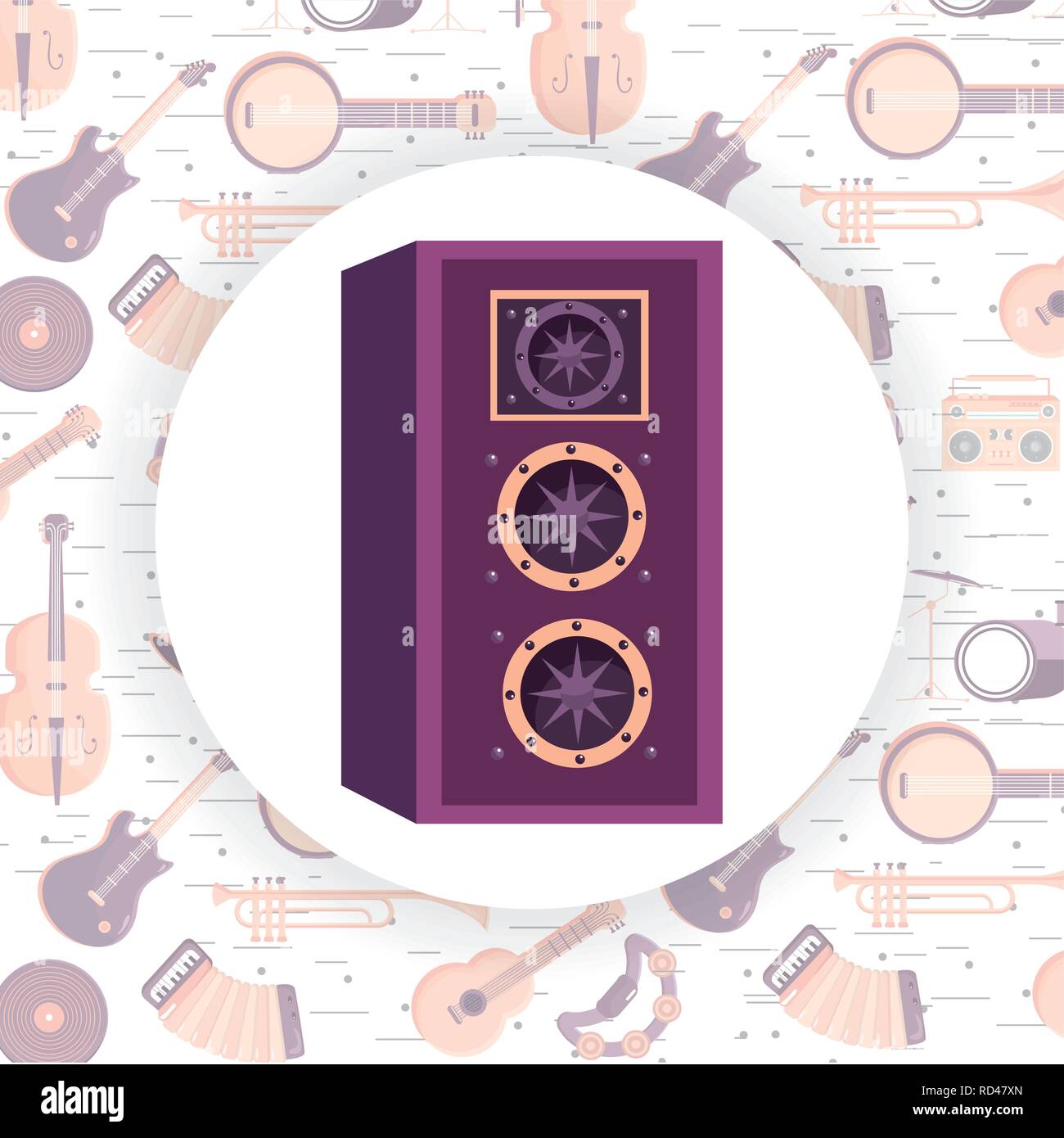 speaker box icon Stock Vector Image & Art - Alamy