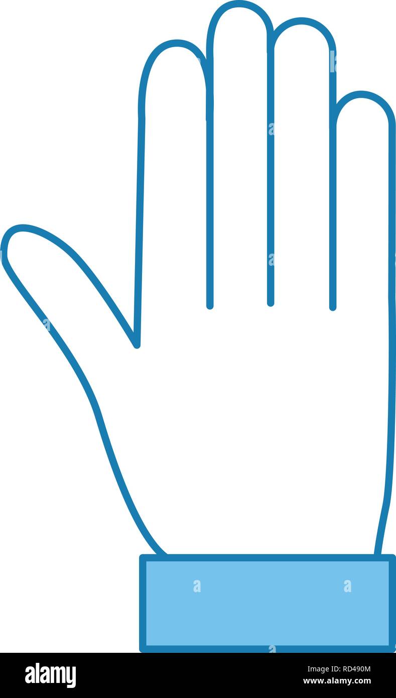 hand palm open Stock Vector Image & Art - Alamy