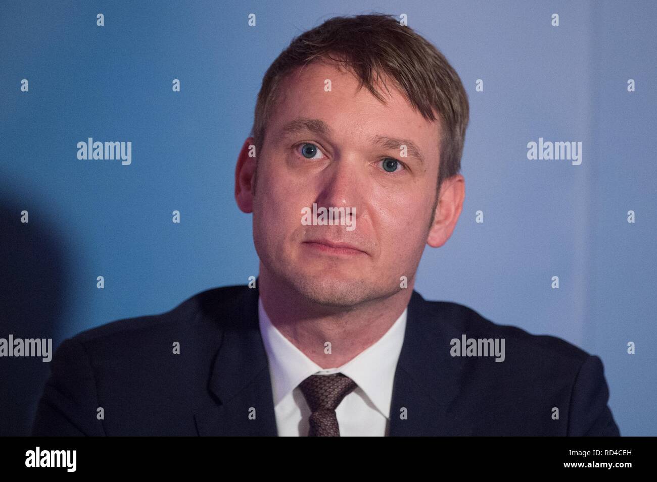 Dohma, Germany. 16th Jan, 2019. Andre Poggenburg, the former regional ...