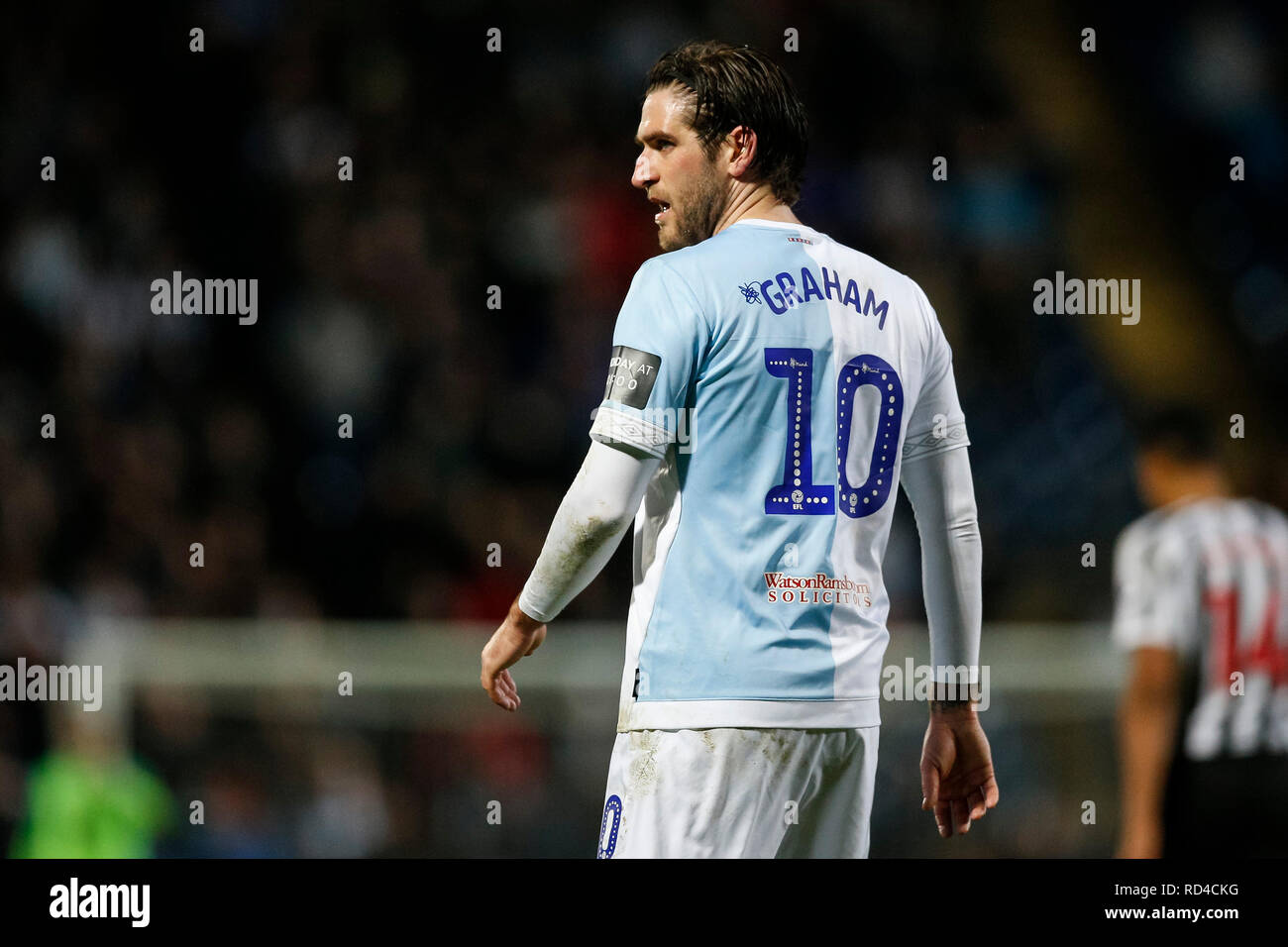 Danny Graham of Blackburn Rovers during the FA Cup Third Round replay ...